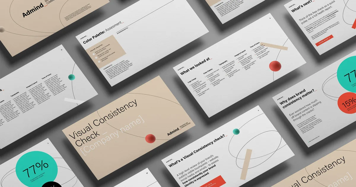 Visual Consistency - Admind